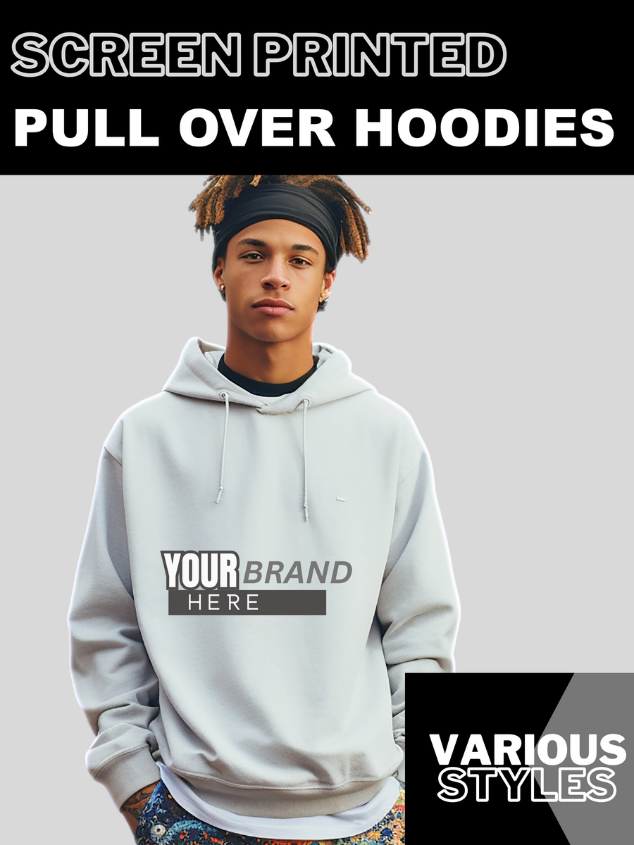 Screen Printed Hoodies | BRANDURNAME
